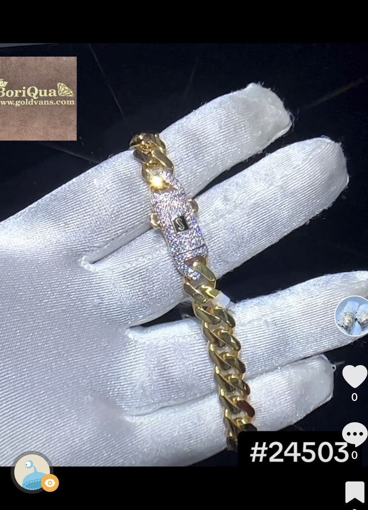 14k solid gold Monaco chain | Borinquen Jewelry